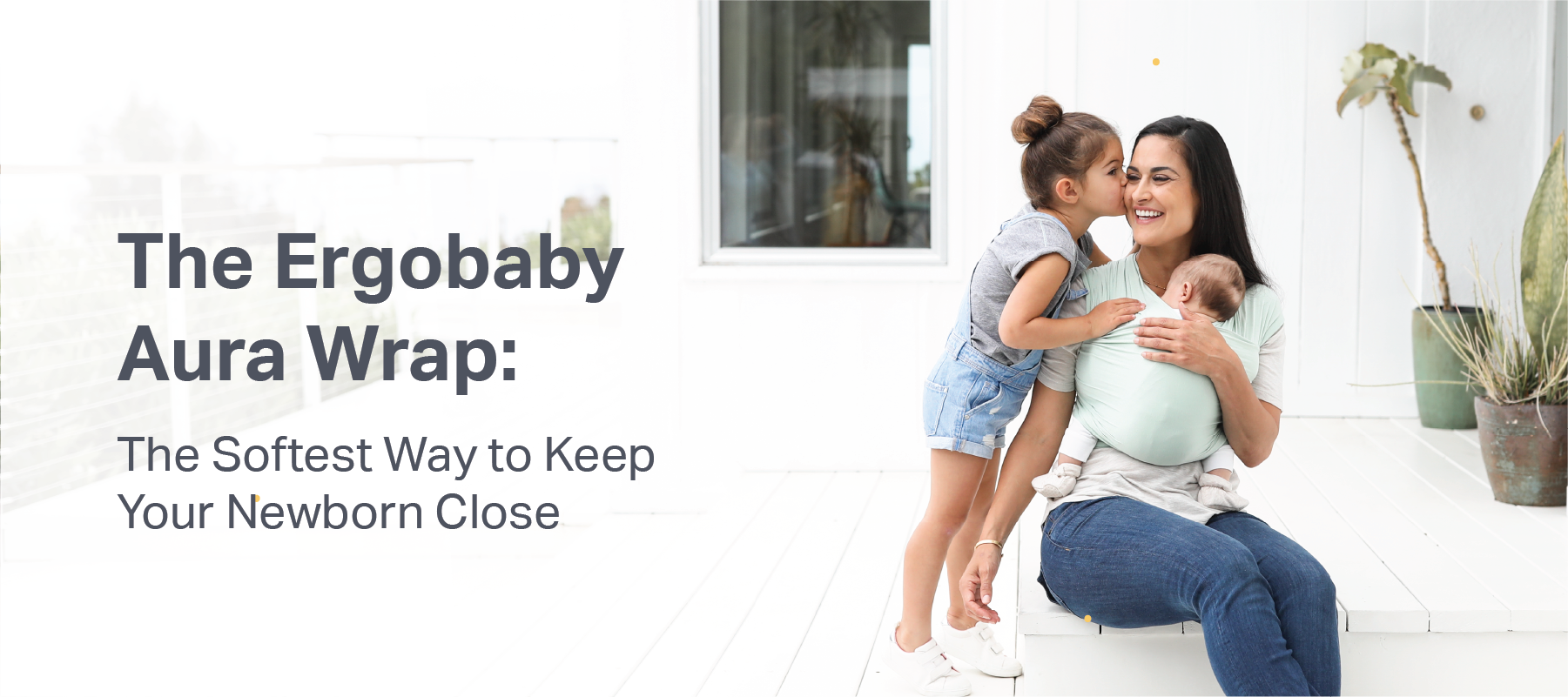 The Ergobaby Aura Wrap | The Softest Way to Keep Your Newborn Close ...