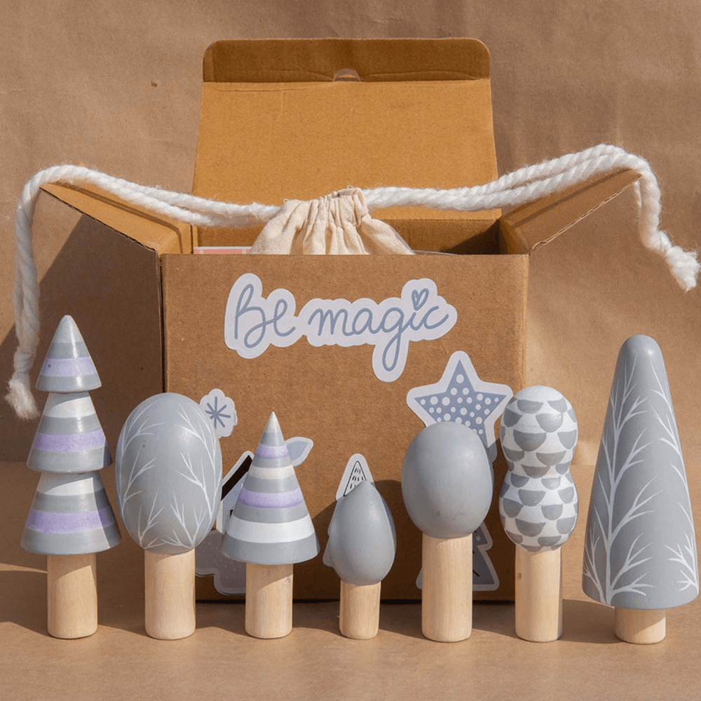 Playbox Wooden Arctic Tree Toy Set - 7Pcs – AllThingsBaby.com