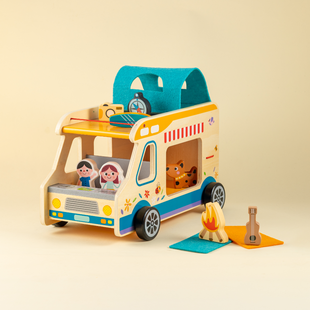Playbox Little Camper Wooden Camping Toy Set for Kids – AllThingsBaby.com