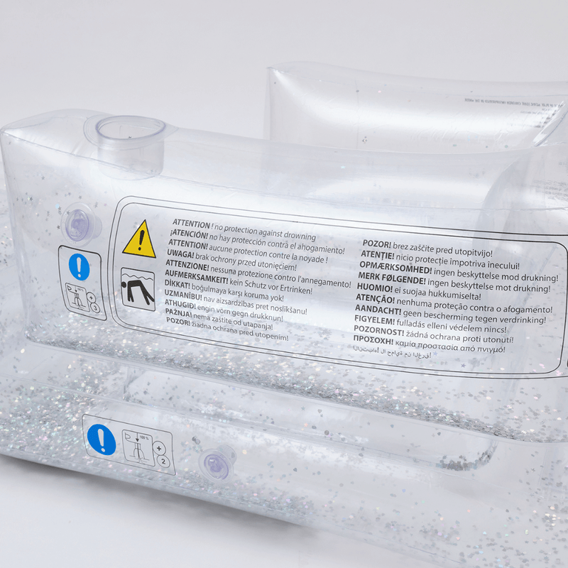 SUNNYLiFE inflatable glitter Lilo Chair - Transparent – AllThingsBaby.com