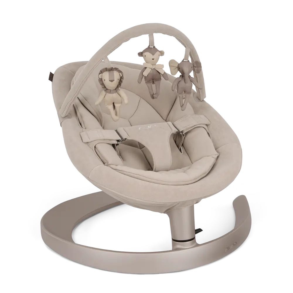 Nuna Leaf Grow Baby Bouncer|Sleek Design|Rock Solid Base with Motion L ...